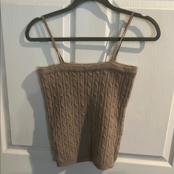 Daisy | Tops | Cable Knit Tan Womens Top | Poshmark